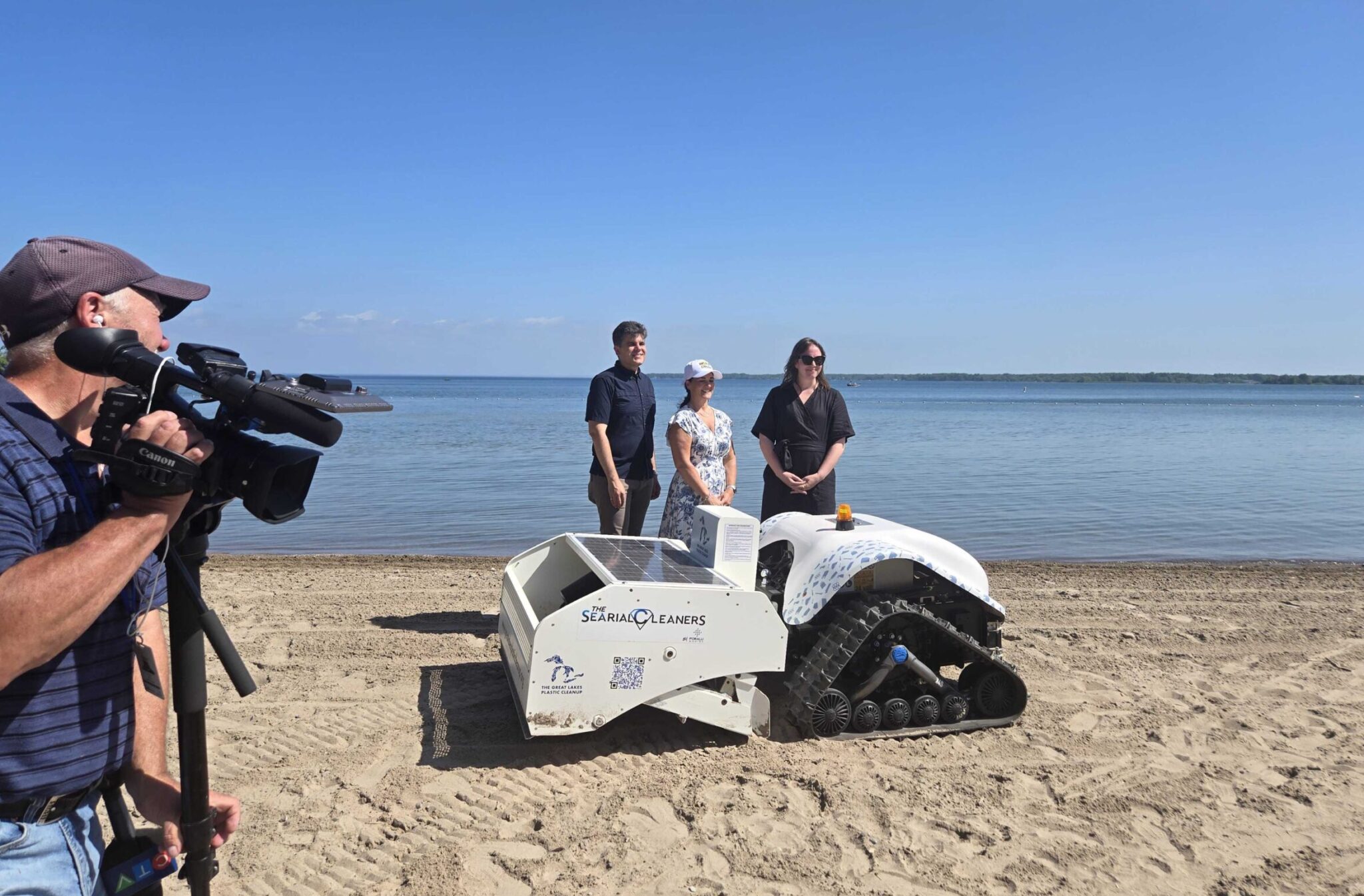 Canada's first beach cleaning robot to be introduced as part of the Great Lakes Plastics Cleanup ...